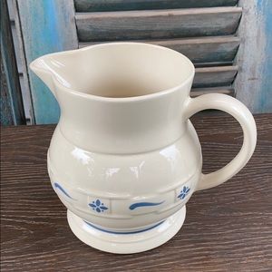 Longaberger | Kitchen | Longaberger Woven Traditions 75 In Pitcher Blue ...